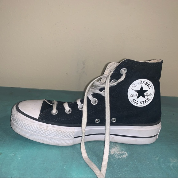 Converse | Shoes | Single Black Platform Hightop Conversesize 7 | Poshmark